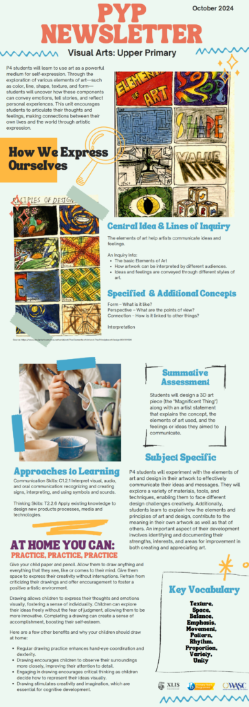 Visual Arts Upper Primary (October 2024) - Xian Liangjiatan ...