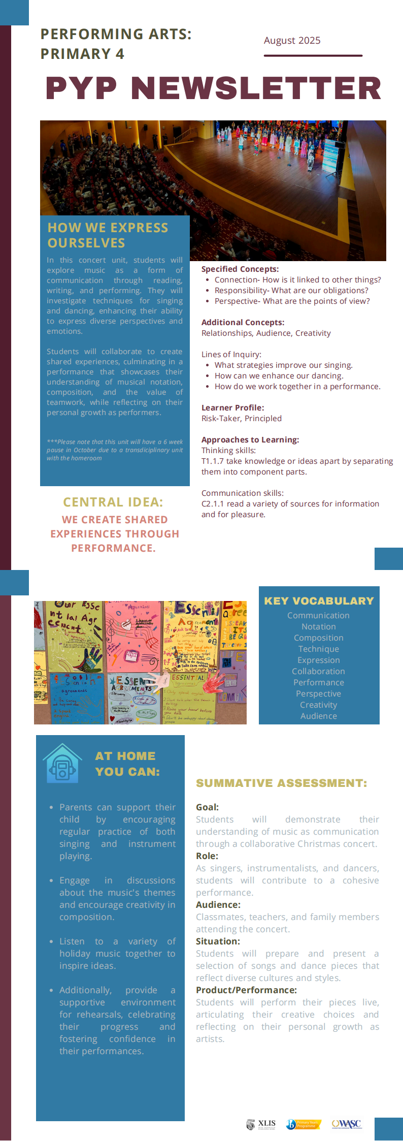 Performing Arts Upper Primary (August 2025) - Xian Liangjiatan ...