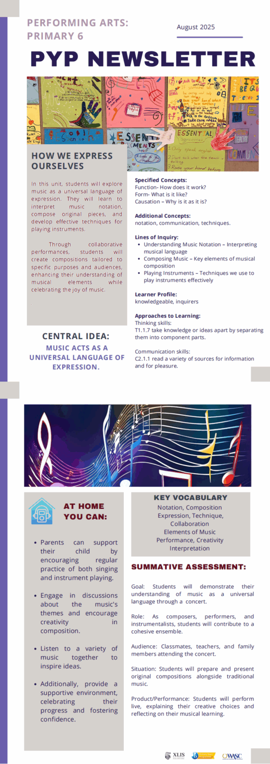 Performing Arts Upper Primary (August 2025) - Xian Liangjiatan ...